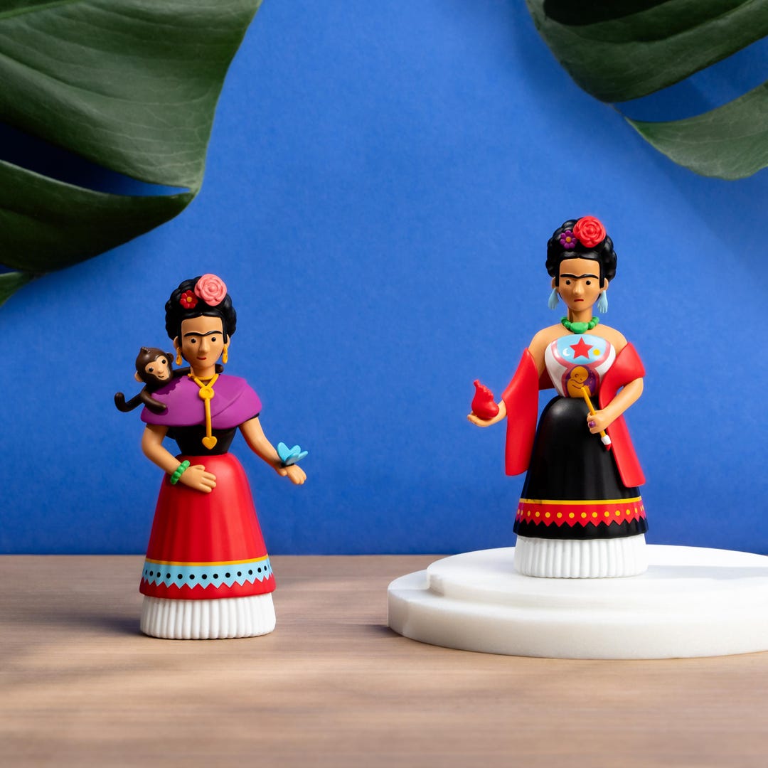 Frida Kahlo, Two Fridas Collectable Art Toy Set I Souvenir Collectible ...