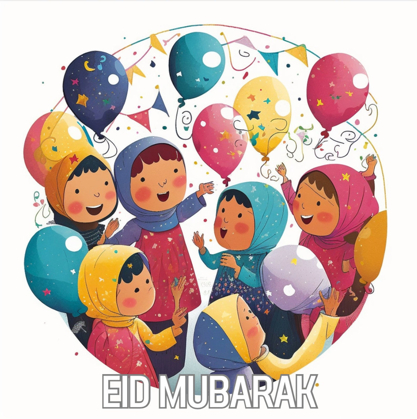 Eid Cards Assorted Pack of 3 Eid Mubarak Cards Bundle Greeting Cards ...