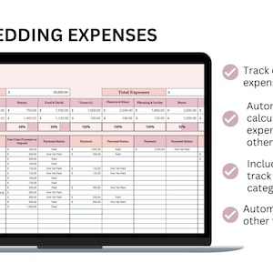 Wedding Budget Planner | Wedding Budget Spreadsheet | Wedding Budget ...