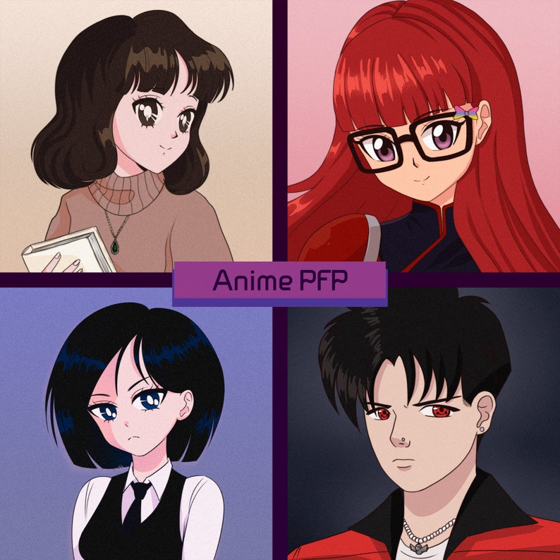 Custom Anime Cute Profile Picture - Etsy