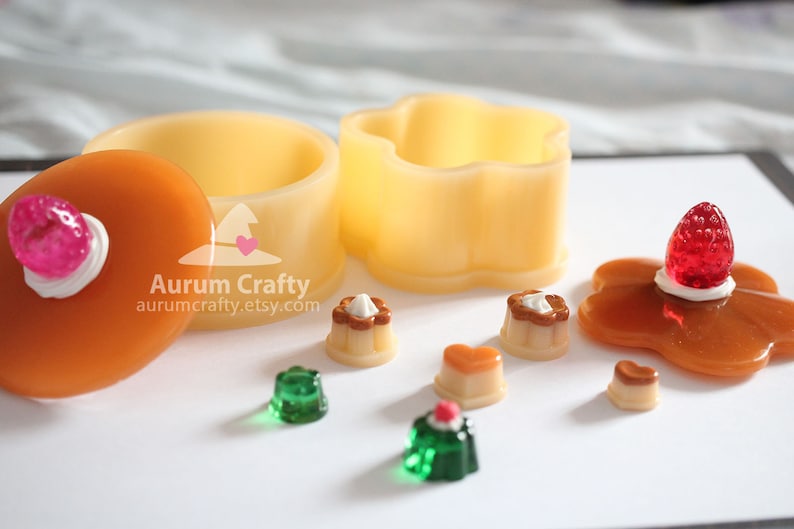 3D Pudding Storage Box Silicone Mold With Lid, Multi-shape Resin Mold ...