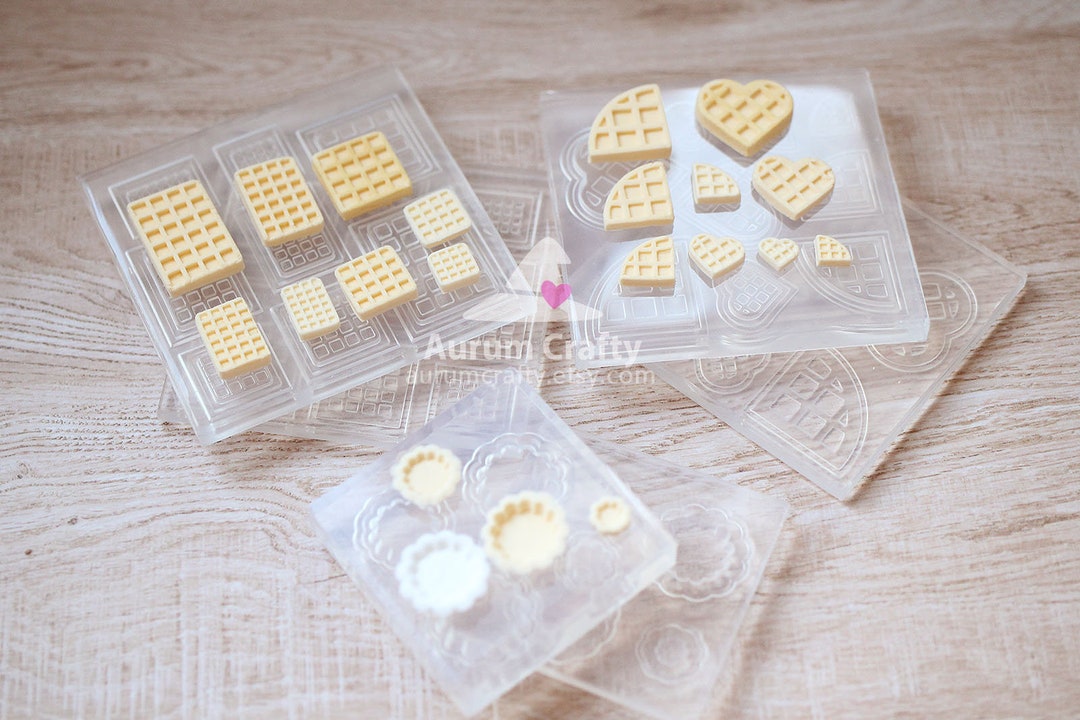 Handcrafted Miniature Silicon Mould, Mold of Resin Belgian Waffles and ... Handcrafted Miniature Silicon Mould, Mold of Resin Belgian Waffles and ...