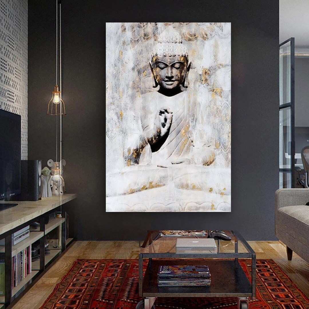 Buddha Canvas, Print, Wall Art Canvas Design, Asian Wal Art, Buddha ...