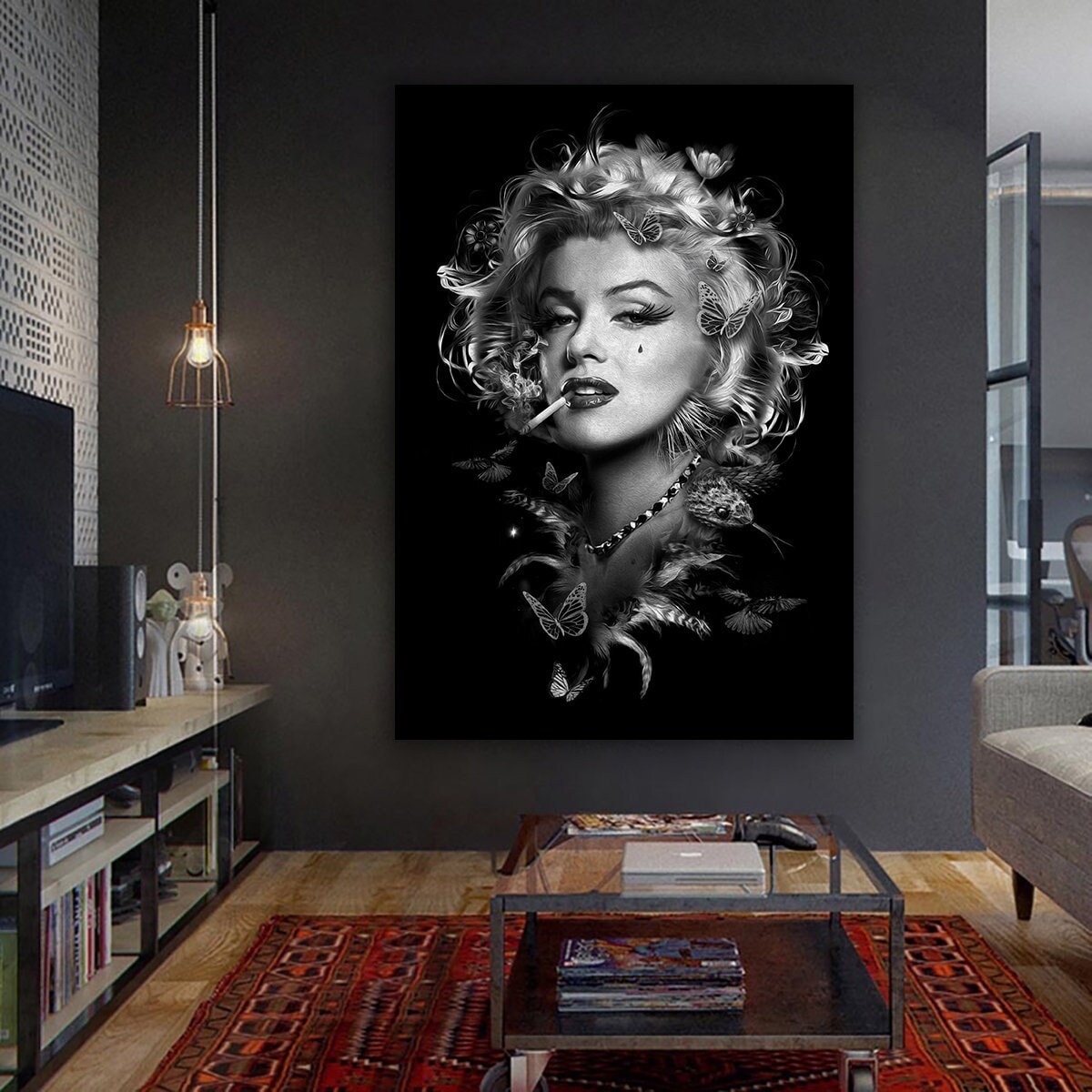 Marilyn Monroe Smoking Poster