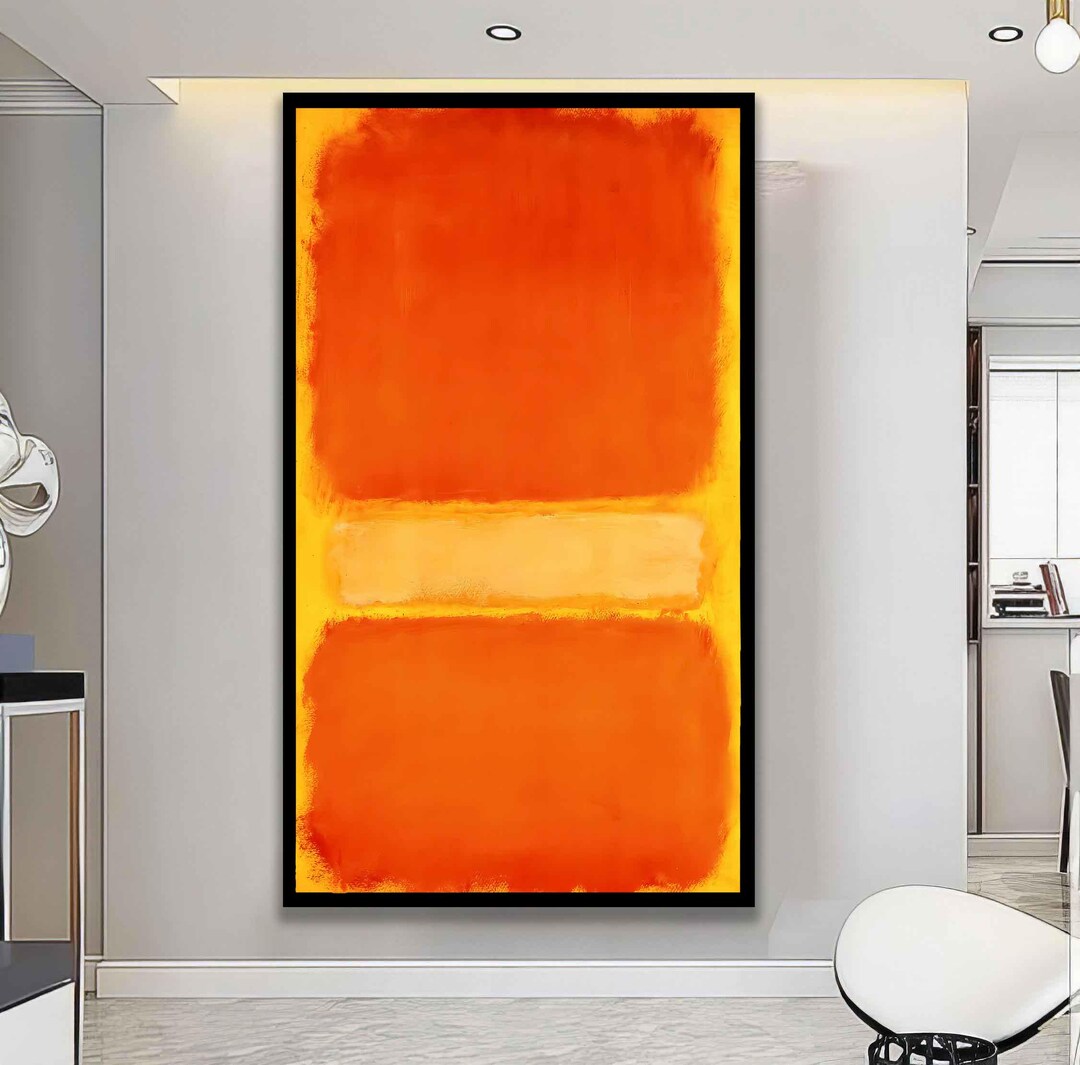 Mark Rothko Canvas, Mark Rothko Print, Museum Exhibition Poster, Modern ...