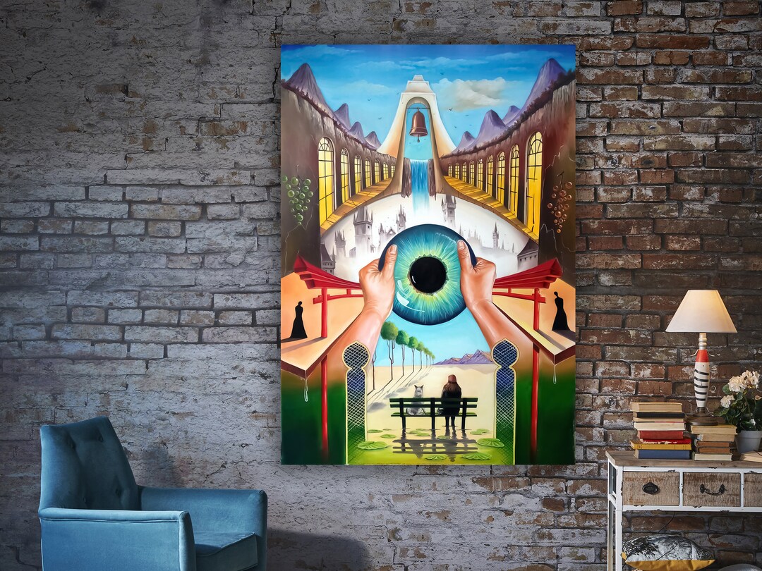 Wall Art, Surreal Art, Surrealism Wall Art, Abstract Surreal Wall Decor ...