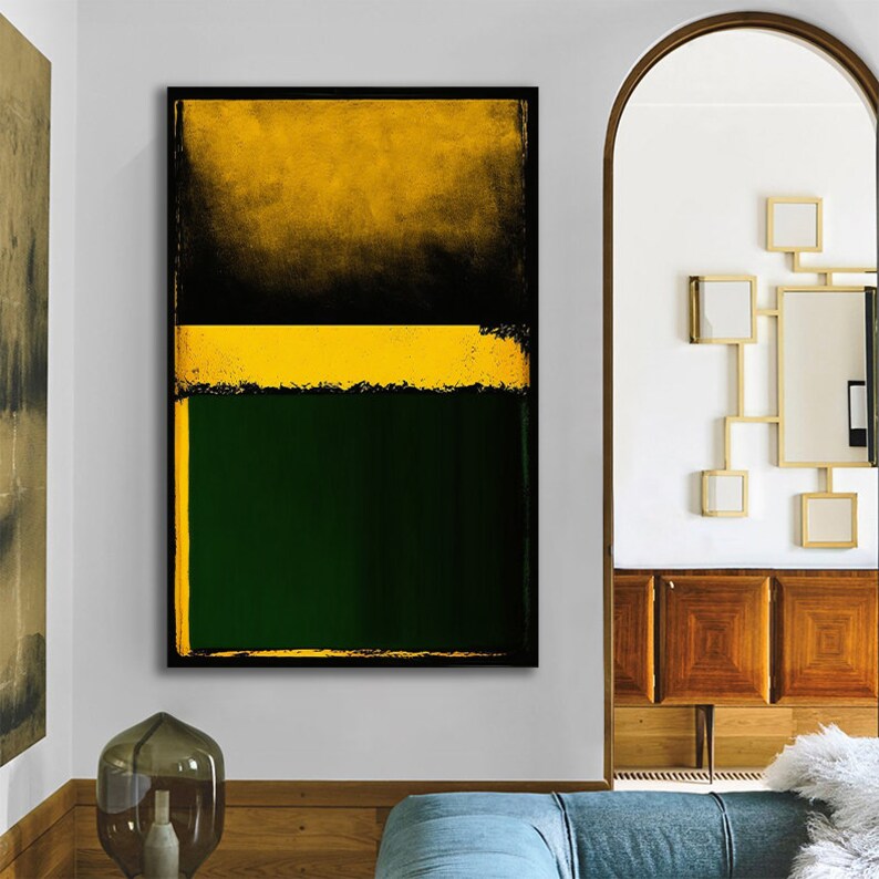 Gold and Black Mark Rothko Art ,mark Rothko Product ,mark Rothko Paint ...