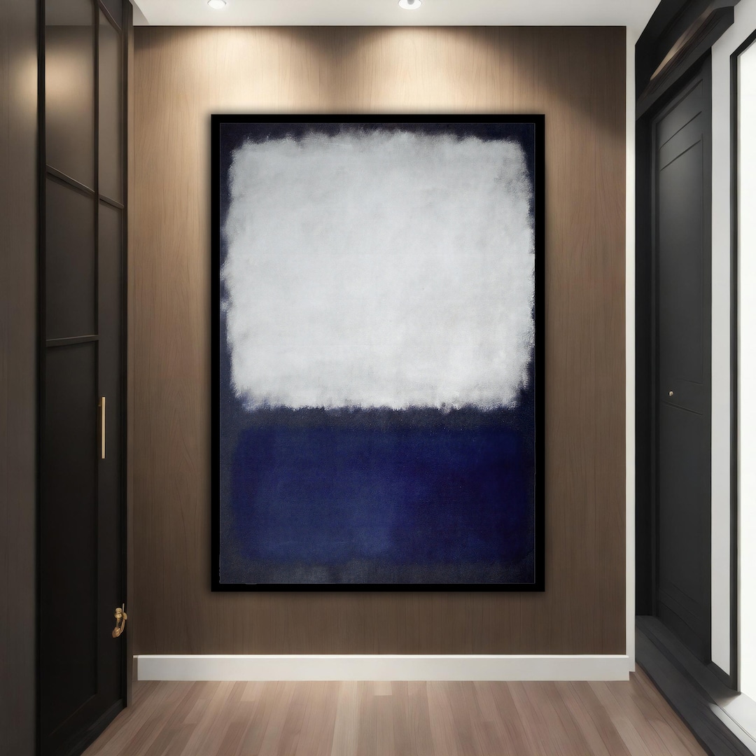 Mark Rothko BLUE AND GREY Canvas Wall Art , Mark Rothko Production ...