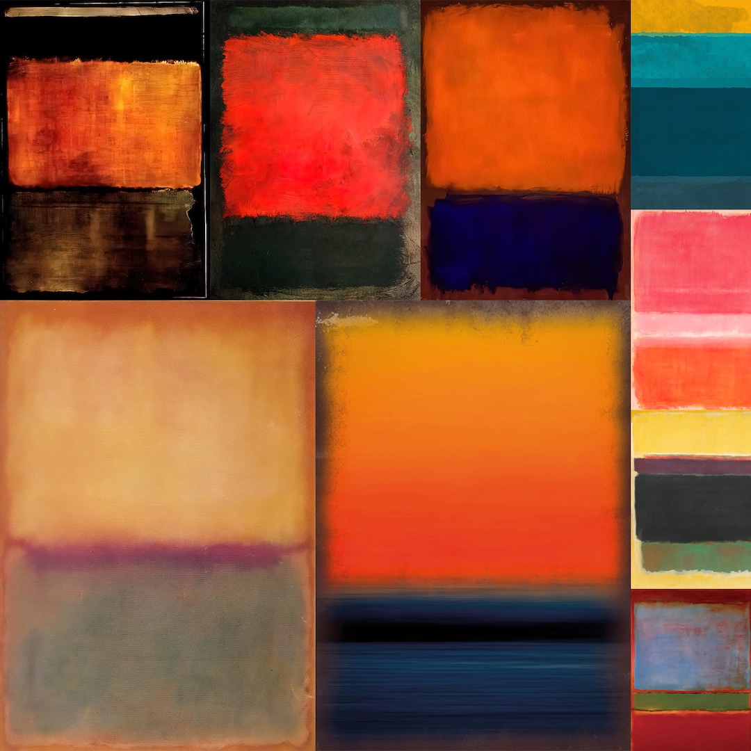 Mark Rothko Reproduction Canvas Wall Art Print,modern Wall Art,rothko ...