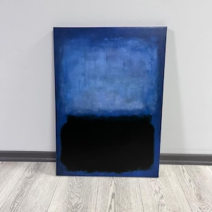 Mark Rothko Blue Canvas Art, Mark Rothko Colored Wall Art, Art ...