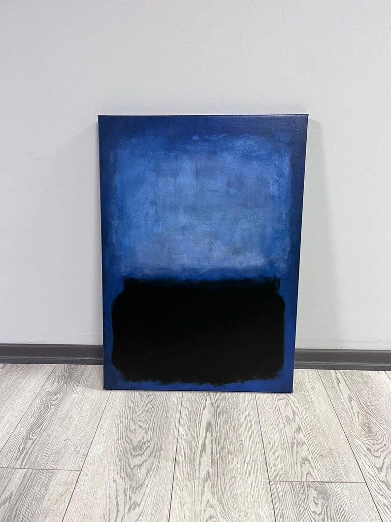 Mark Rothko Blue Canvas Art, Mark Rothko Colored Wall Art, Art ...