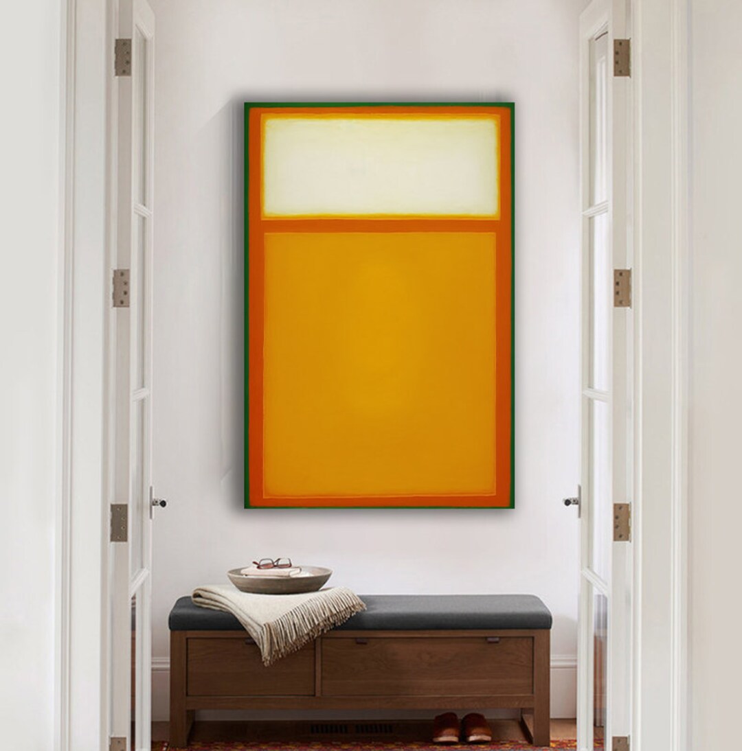 Mark Rothko Frame Canvas/poster Art Reproduction, Rothko Reproduction ...