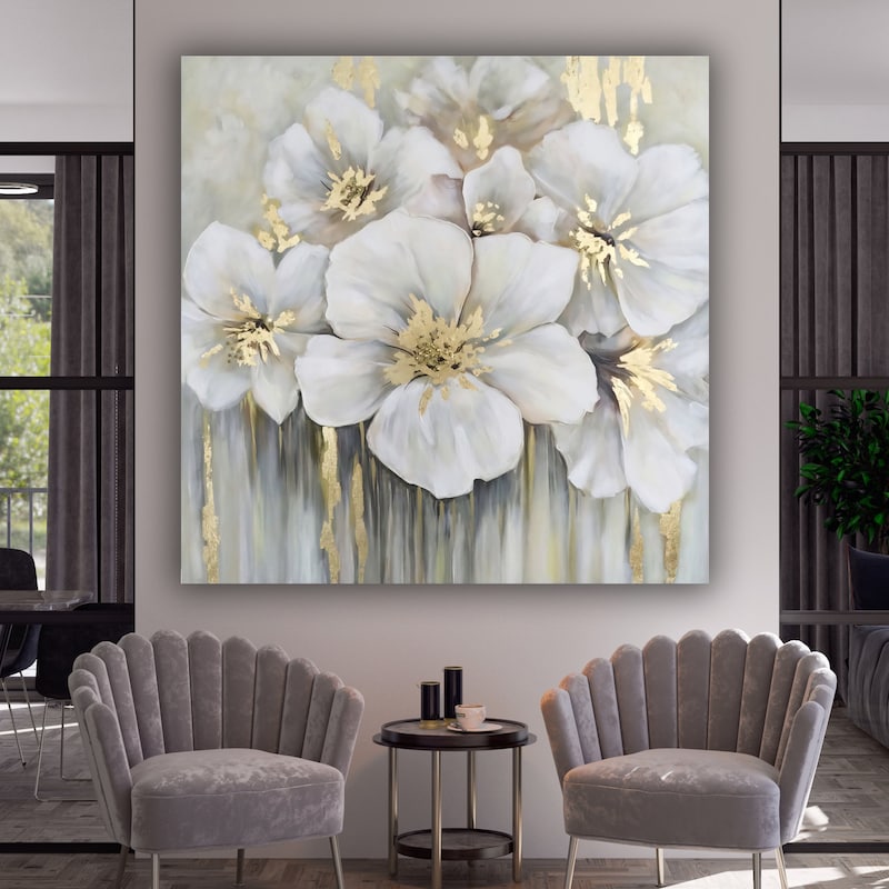 White Canvas Art - Etsy