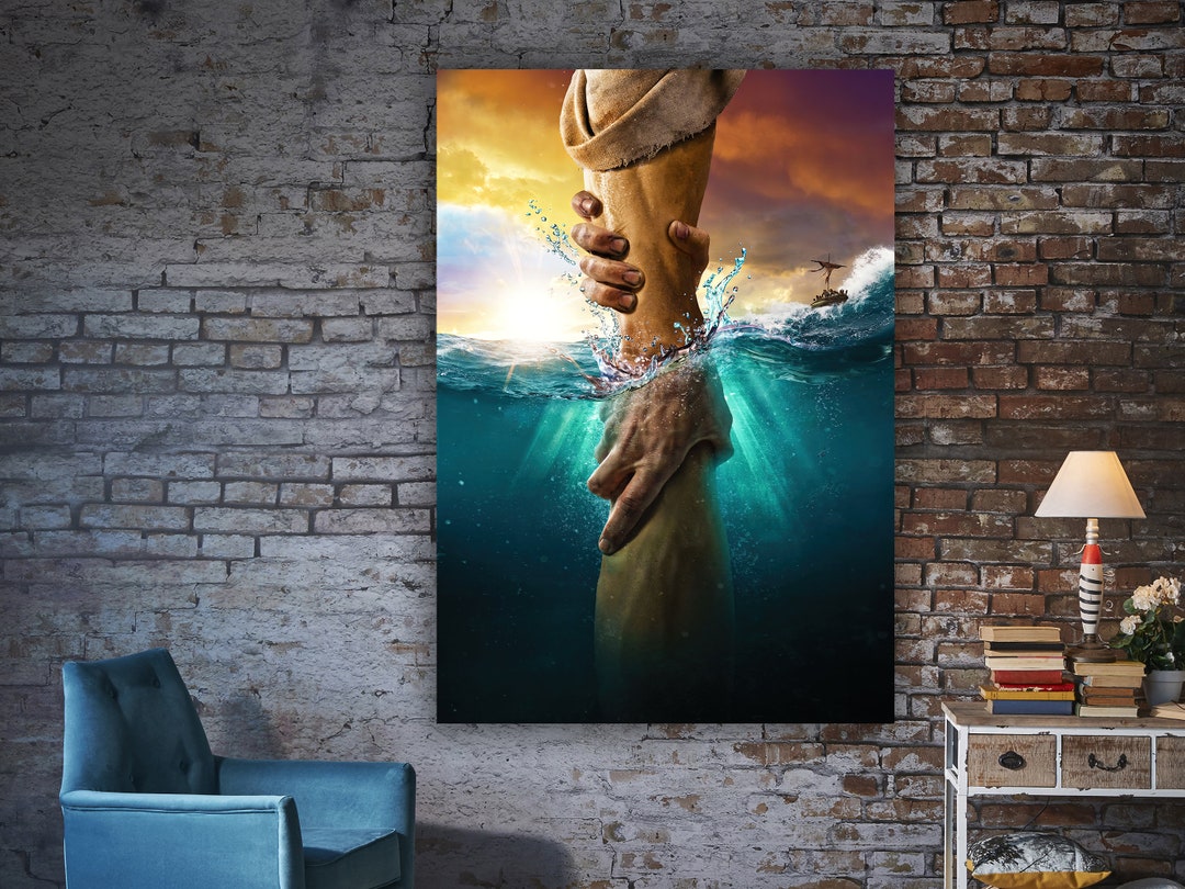 Hand Couple Wall Art, Surreal Art, Surrealism Wall Art, Abstract ...