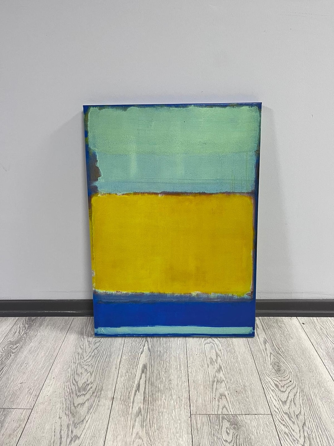 Mark Rothko Yellow and Green Canvas Art, Mark Rothko Colored Wall Art ...