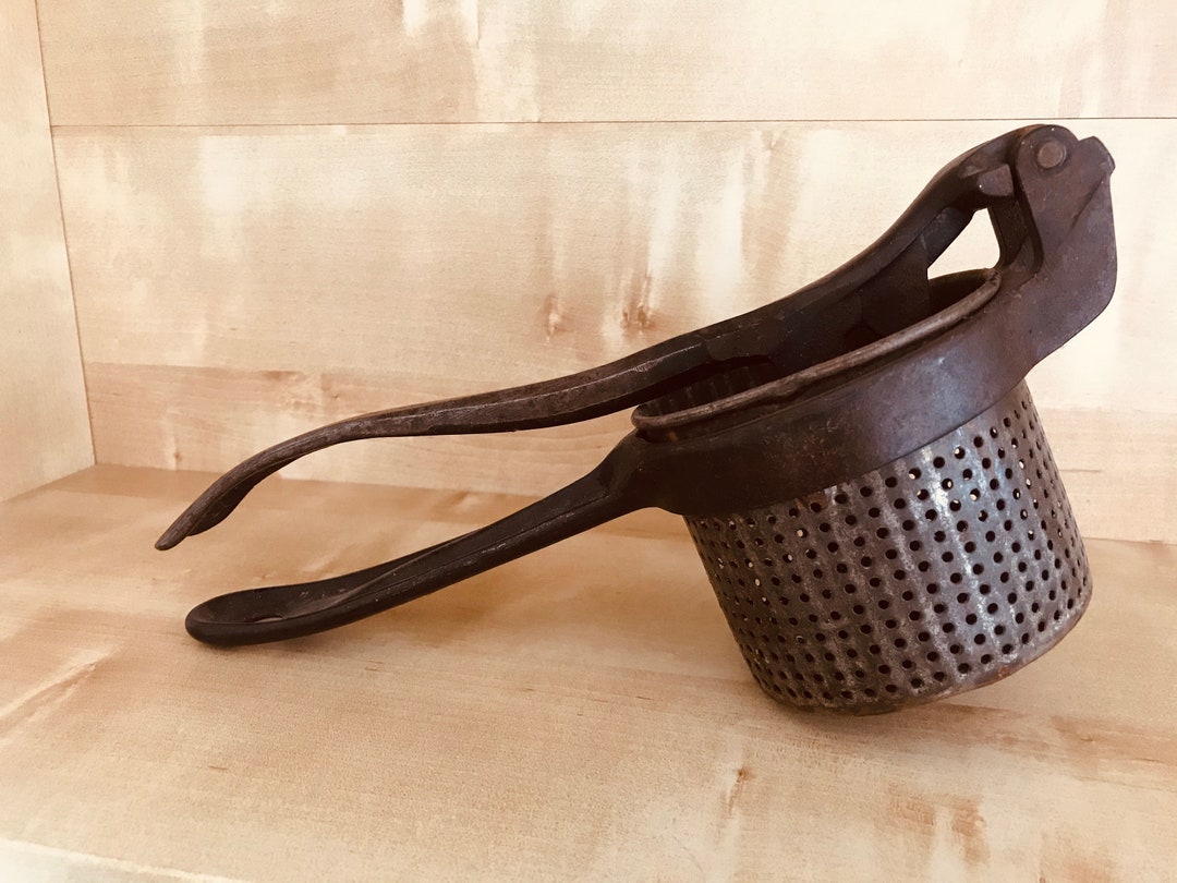 Vintage Retro Kitchen Metallic Iron Potato Press 1910s Hungary - Etsy