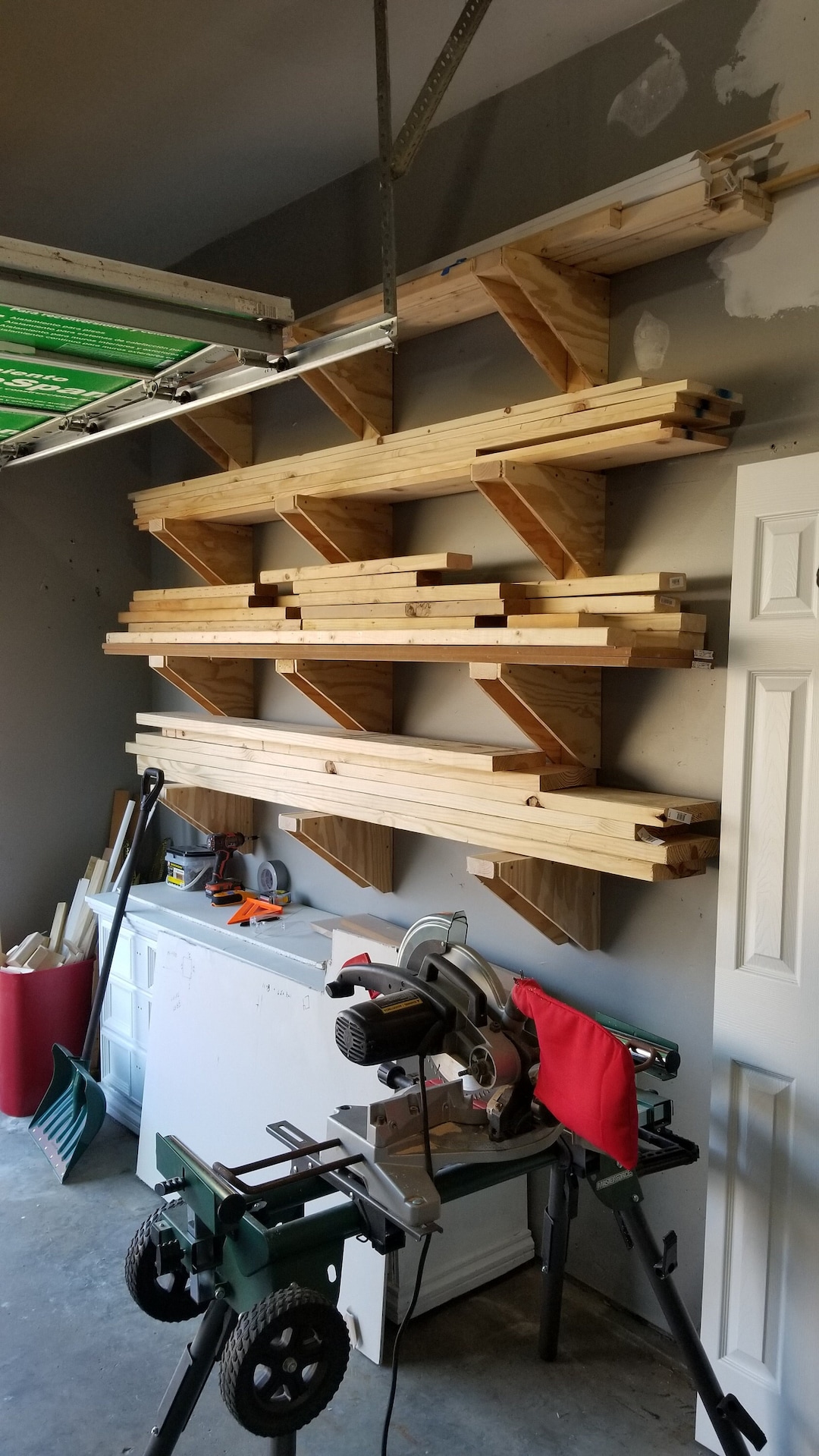 Garage Shelving Wood Storage - Build Plan - Etsy