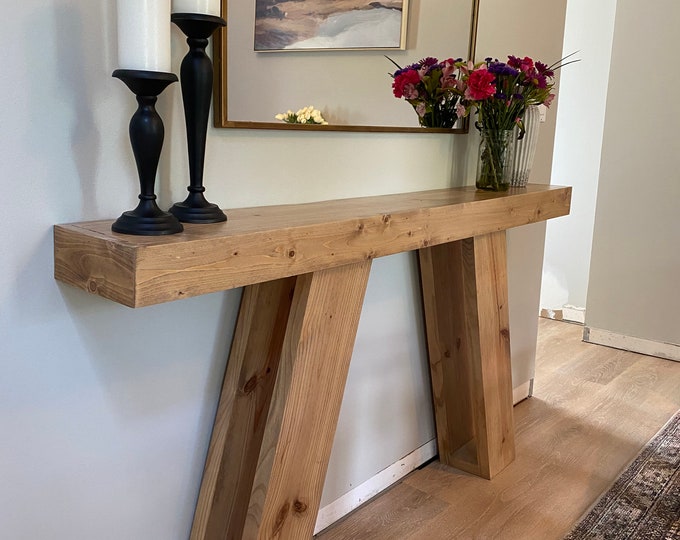 Entryway Table DIY Build Plans Hallway Table Side Table PDF - Etsy