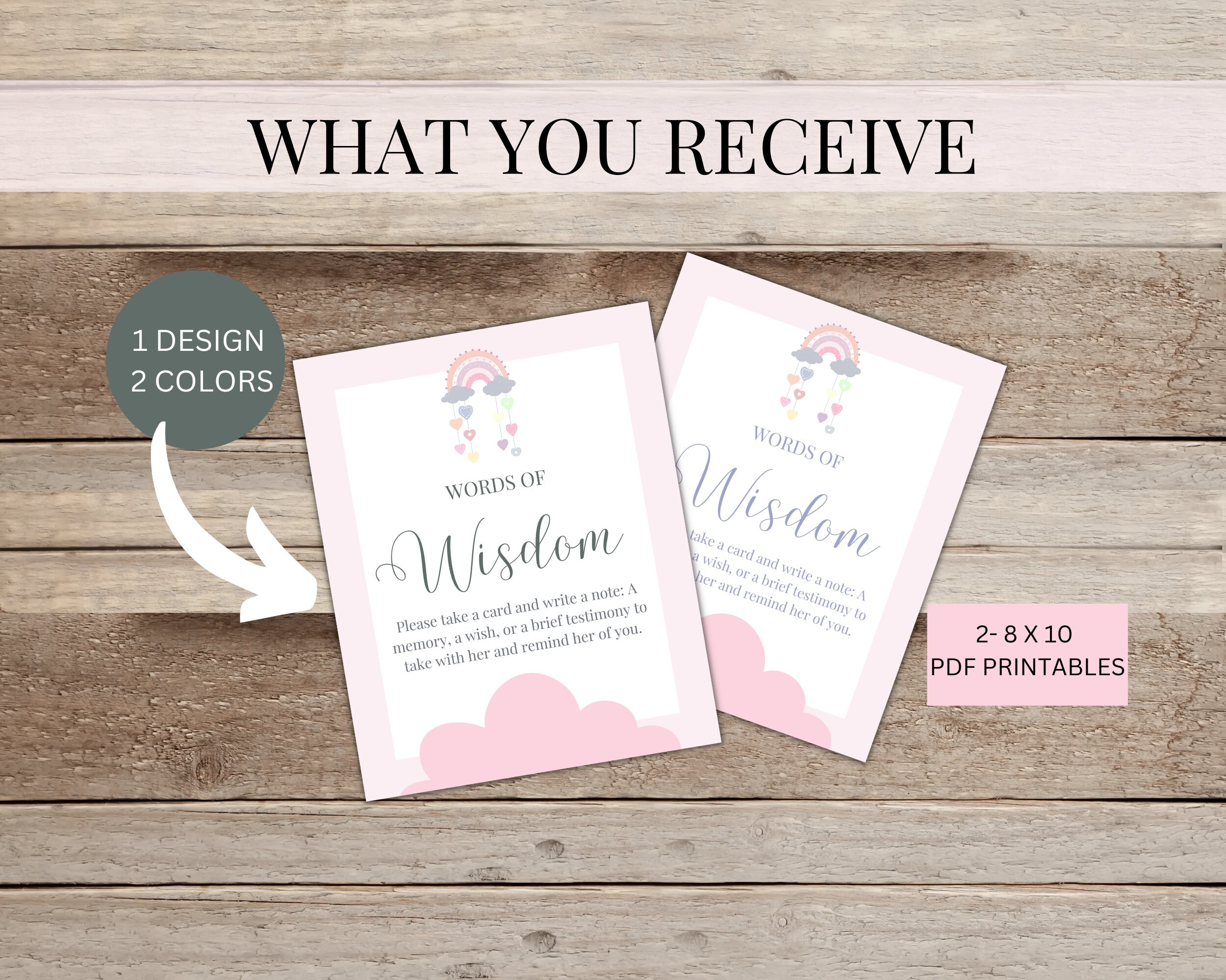 LDS Baptism Scripture Set Printable Words of Wisdom Set Baptism Bundle ...