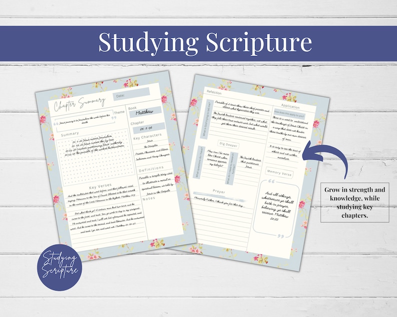 Bible Study Verse Mapping Printable Template Scripture Study Set ... Bible Study Verse Mapping Printable Template Scripture Study Set ...