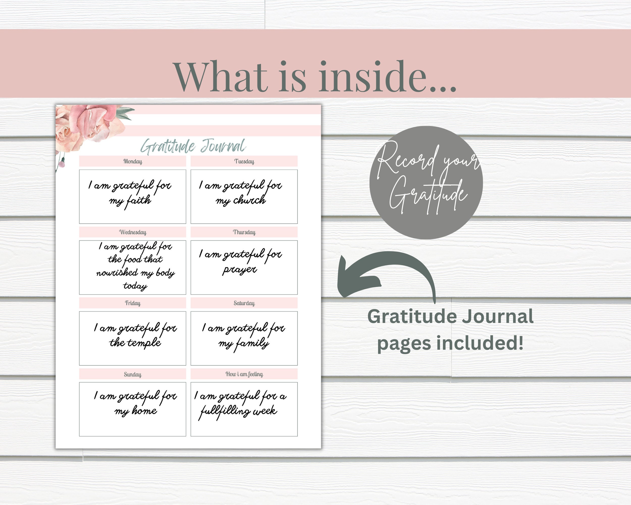 Prayer Journal Bible Study Printable Template Scripture Study Set ...