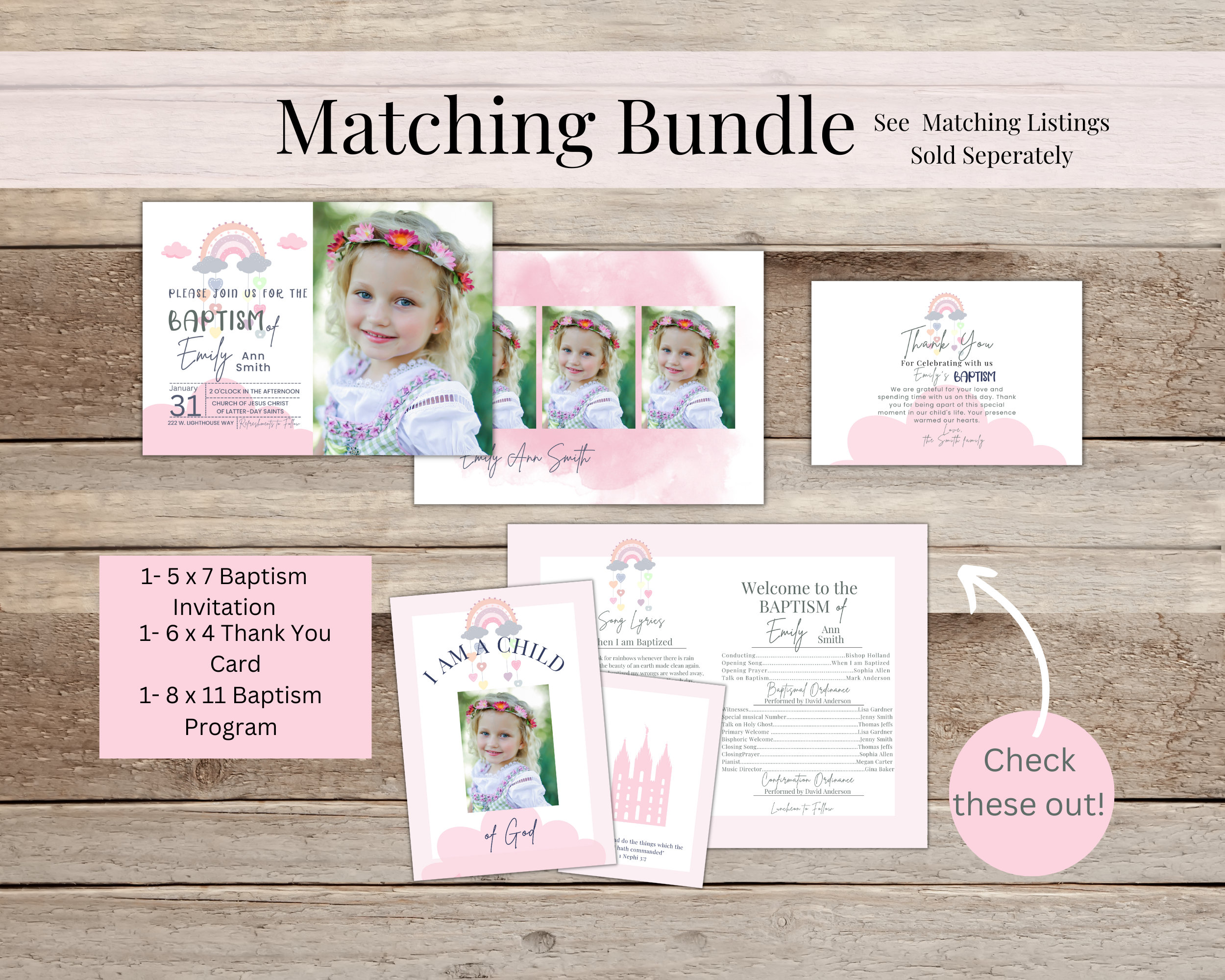 LDS Baptism Scripture Set Printable Words of Wisdom Set Baptism Bundle ...