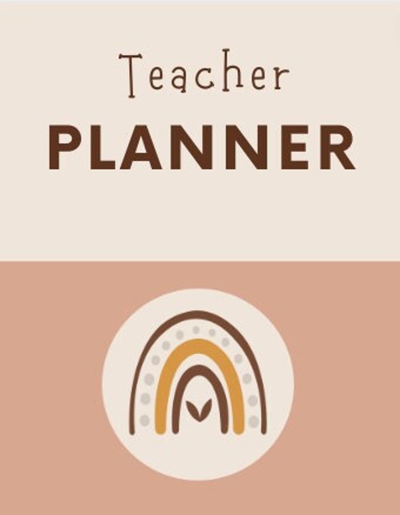 Editable DIGITAL DOWNLOAD Boho Teacher Binder Covers - Etsy