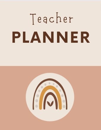 Editable DIGITAL DOWNLOAD Boho Teacher Binder Covers - Etsy