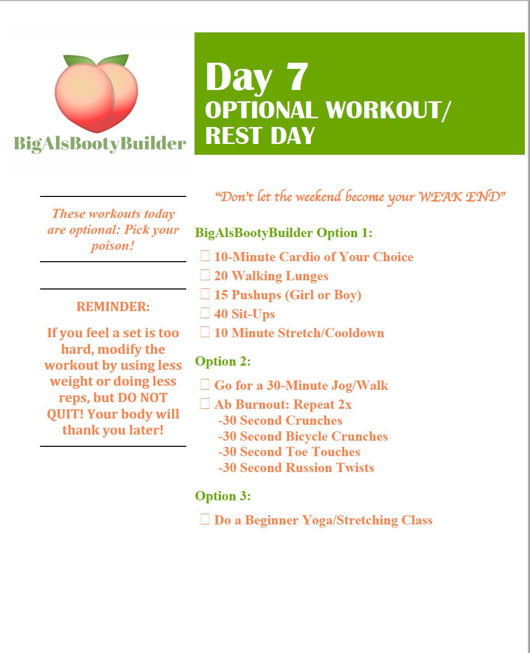 E-book Workout Program-30 Day Beginner Workout Program-digital Download ...