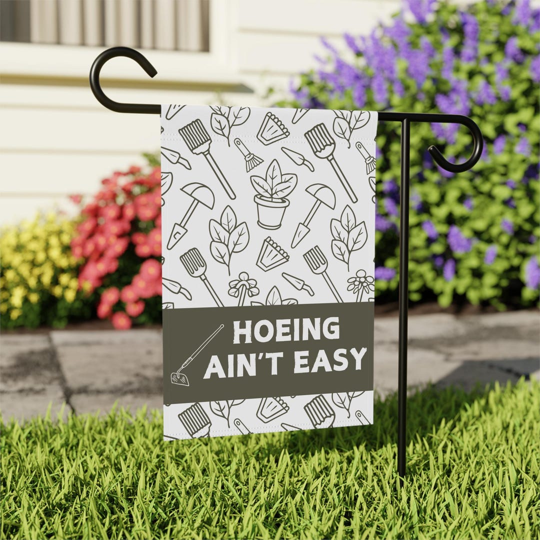 Garden Banner, Funny Gardening Flag, House Yard Decor, Outdoor Plant ...