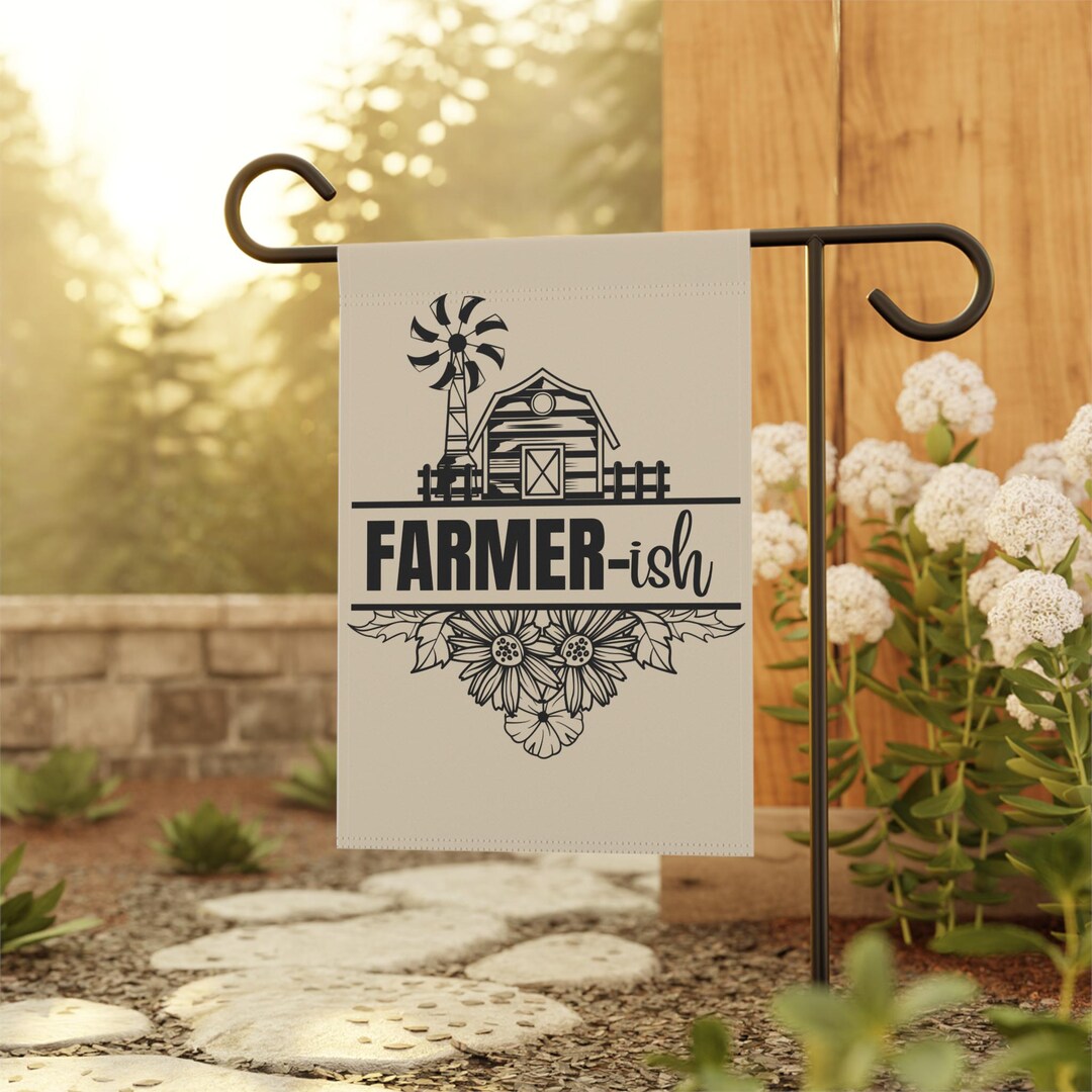 Farm Garden Flag, Farmer Flag, Farmerish, Farmer-ish, Homesteading Flag ...