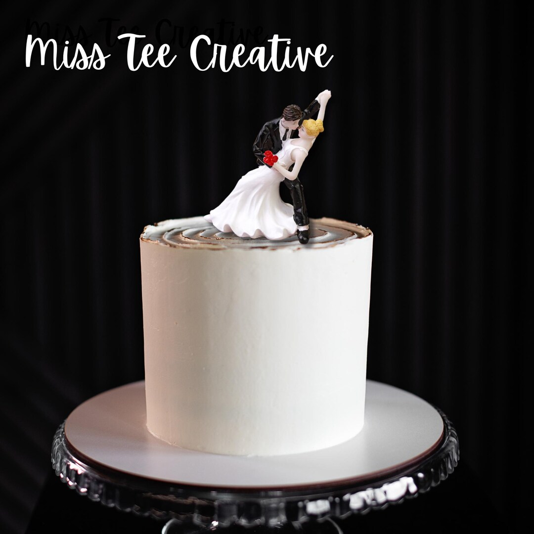 Dancing Bride and Groom Cake Topper Figurine Wedding Cake Topper Tango ...