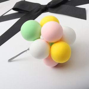 Colorful Balloon Cake Topper Birthday Cake Decorations Baby Shower Cake ...