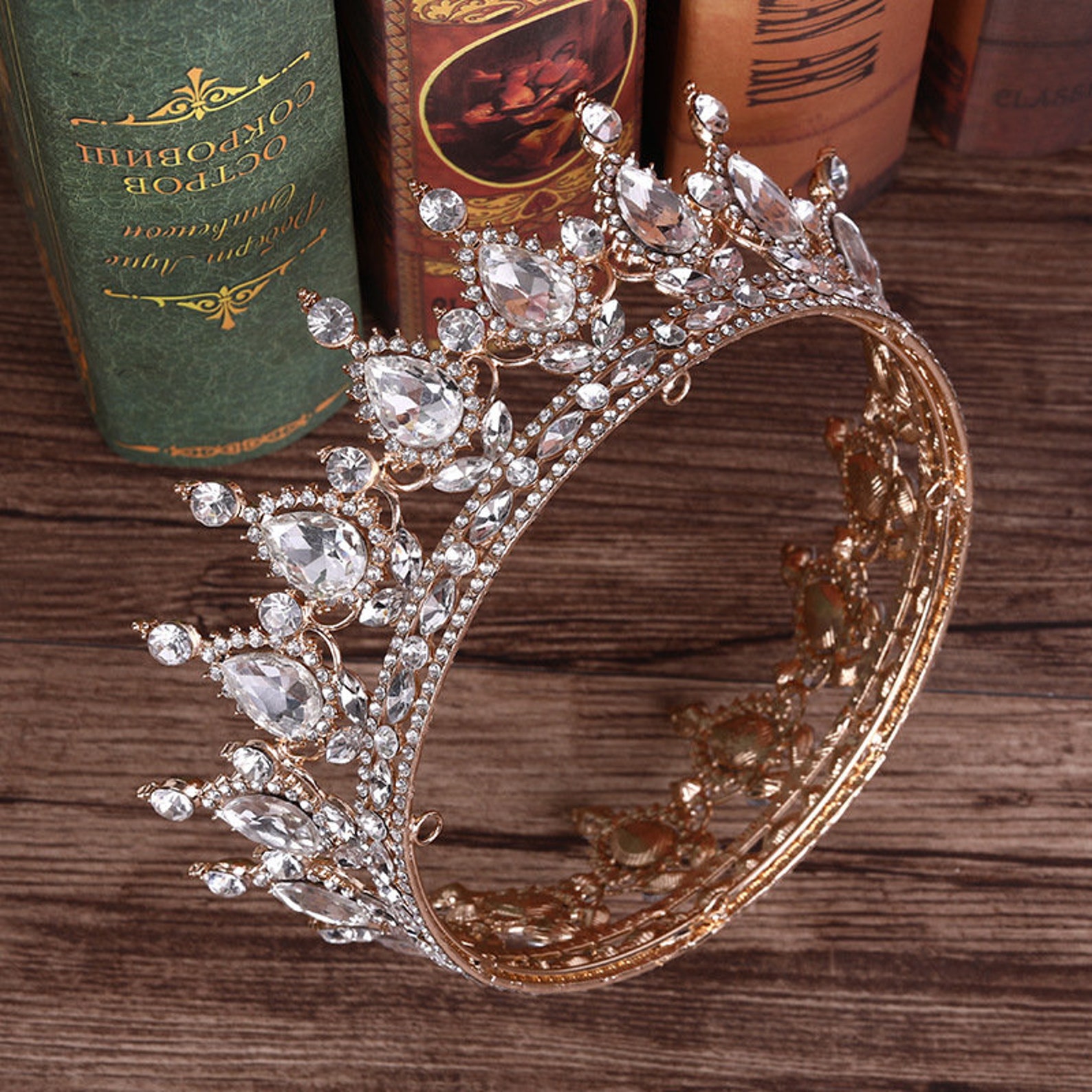 Royal Crown Cake Topper Crown Cake Decoration Rhinestone Crown Cake ...