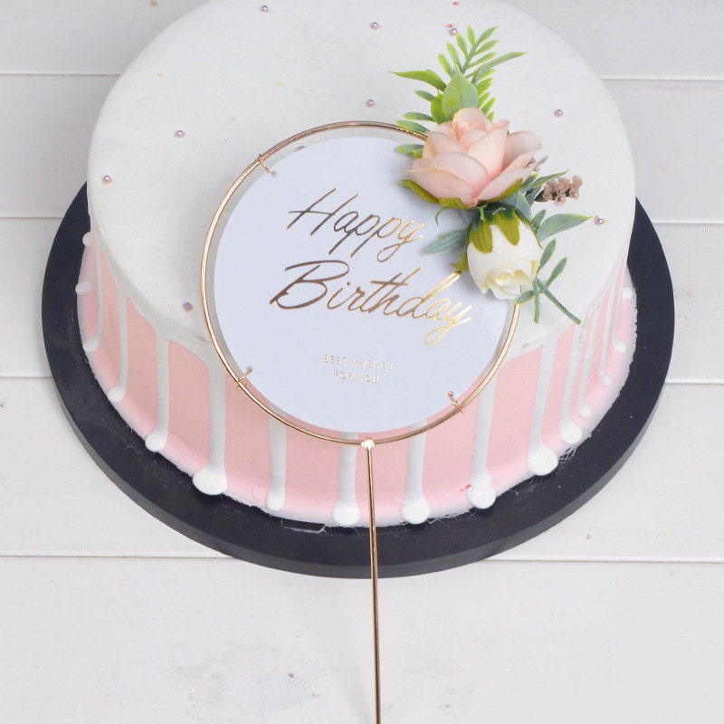 Happy Birthday Cake Topper Cake Insert Cake Decoration Cake Decoration ...