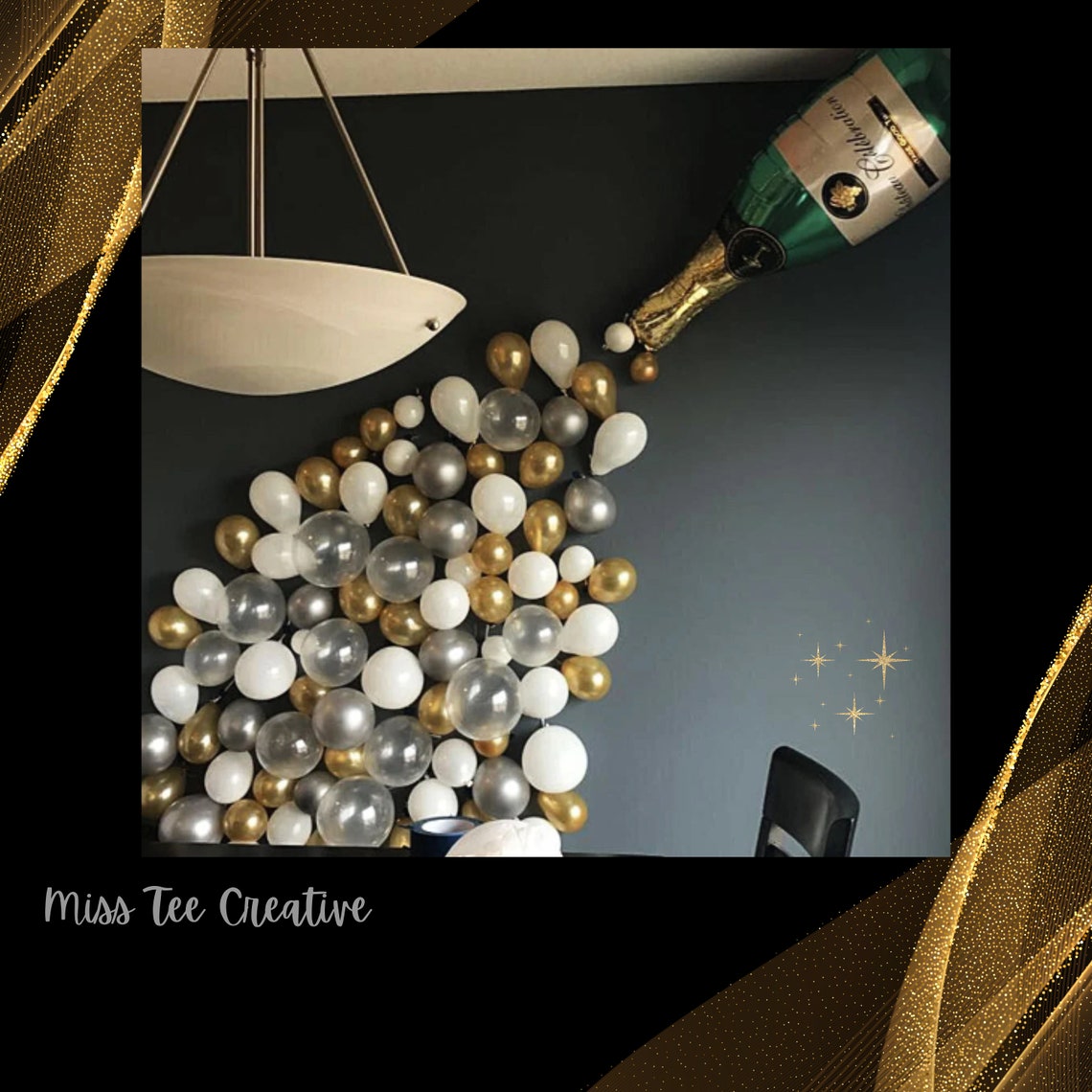 Champagne Balloon Garland Champagne Balloon Decorations Champagne ...