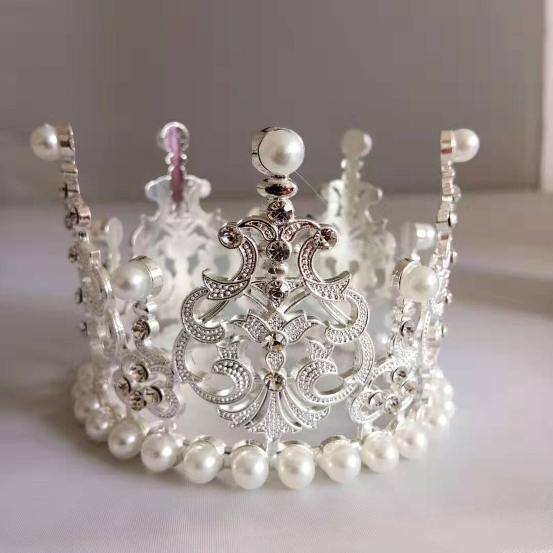 Sparkly Crown Cake Topper Luxury Crown Cake Decor Crown Cake Decoration ...