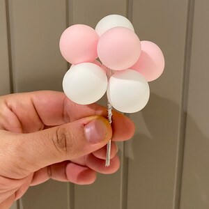 Colorful Balloon Cake Topper Birthday Cake Decorations Baby Shower Cake ...