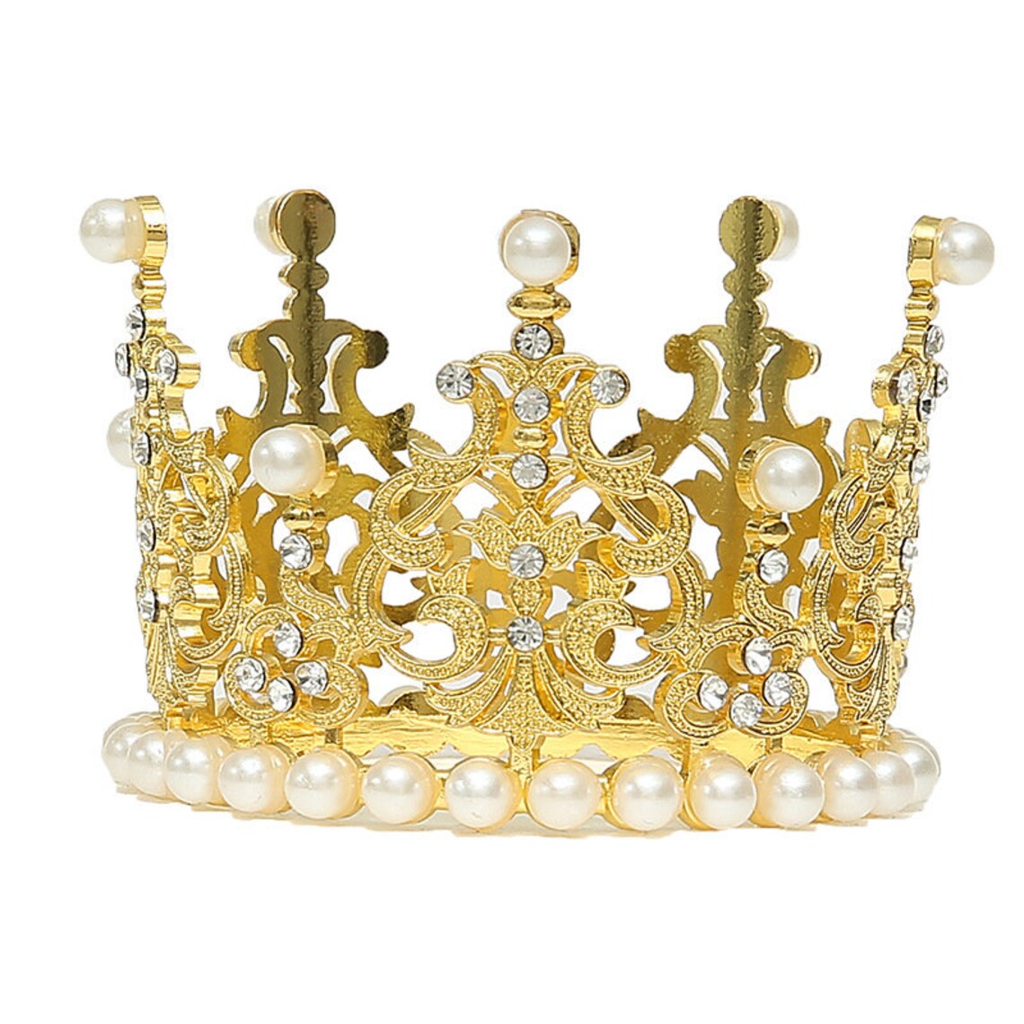 Sparkly Crown Cake Topper Luxury Crown Cake Decor Crown Cake Decoration ...