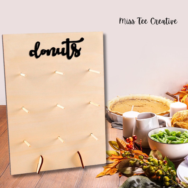 Donut Wall Stand Doughnut Board Party Props Party Dessert Decoration ...