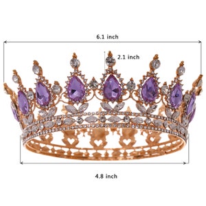 Royal Crown Cake Topper Crown Cake Decoration Rhinestone Crown Cake ...