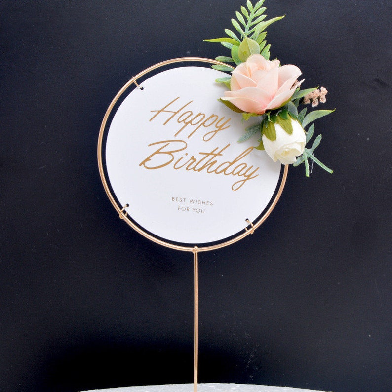 Happy Birthday Cake Topper Cake Insert Cake Decoration Cake Decoration ...