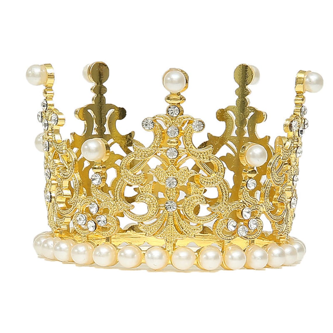 Sparkly Crown Cake Topper Luxury Crown Cake Decor Crown Cake Decoration ...