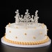Sparkly Crown Cake Topper Luxury Crown Cake Decor Crown Cake Decoration ...