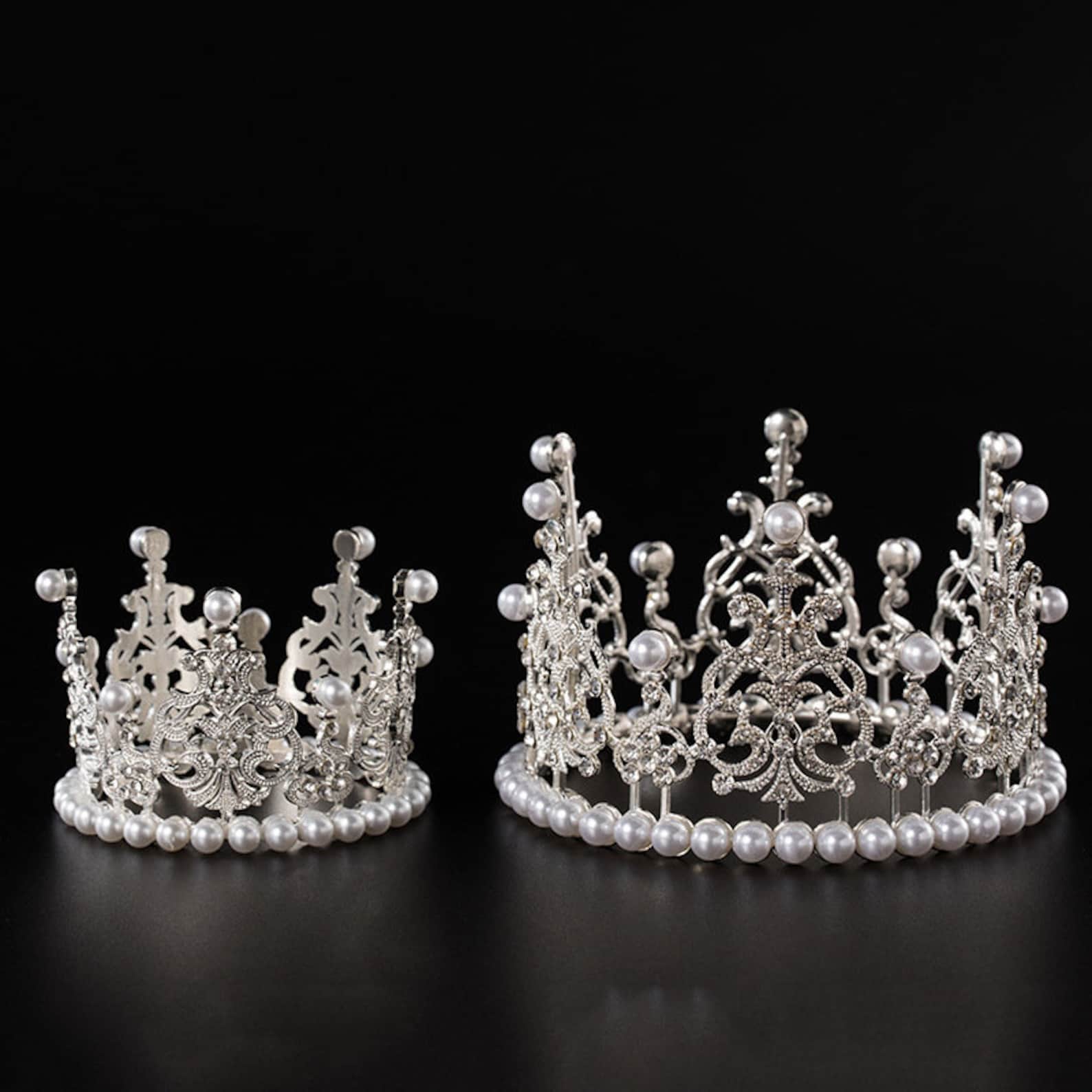 Sparkly Crown Cake Topper Luxury Crown Cake Decor Crown Cake Decoration ...
