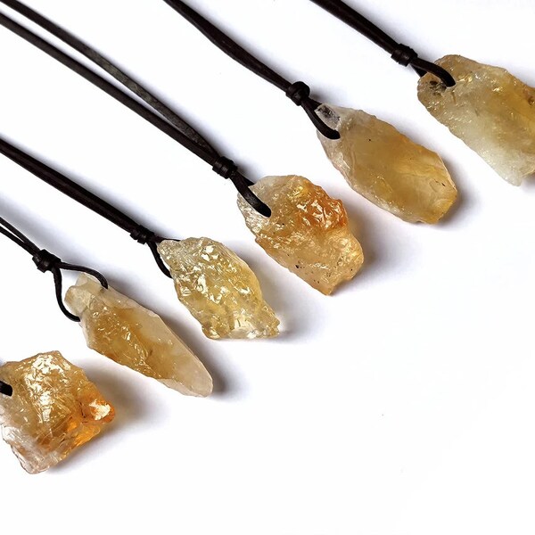 Citrine Necklace - Etsy