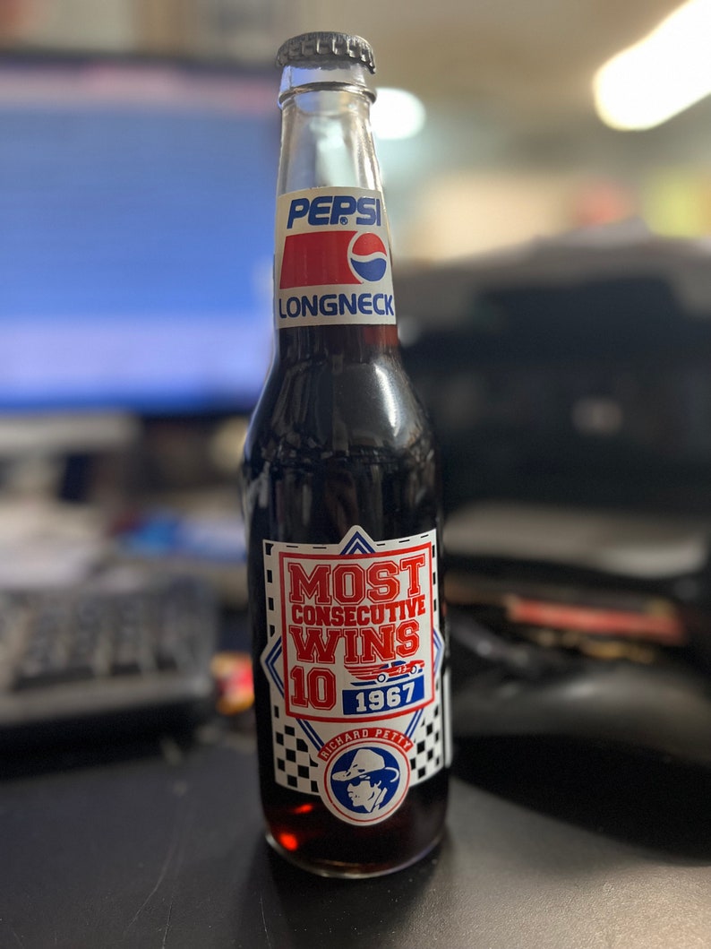 Pepsi Longneck Richard Petty Most Consecutive Wins 10 - Etsy