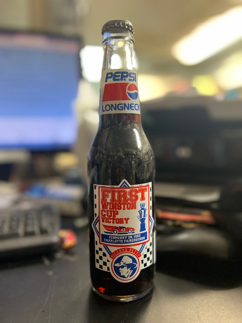 Pepsi Longneck Richard Petty First Winston Cup Victory - Etsy