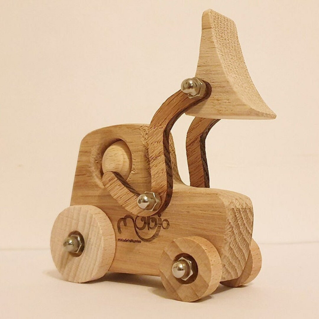 Handcrafted Wooden Backhoe Loader With Tractojo Articulated Shovel - Etsy