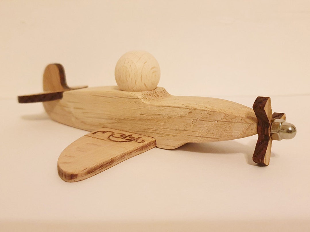 Spitjo Handcrafted Wooden Fighter Plane - Etsy
